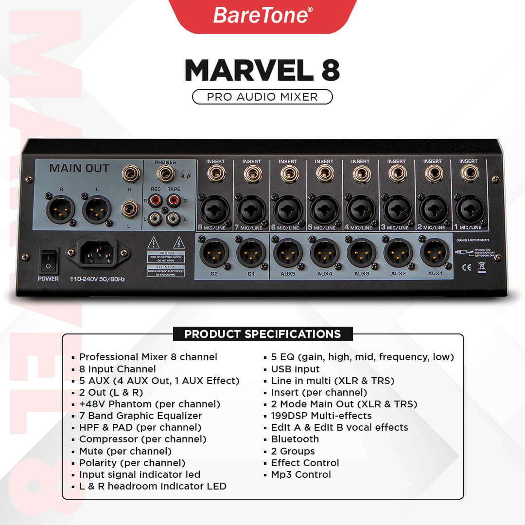 MARVEL 8 - BareTone Audio